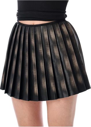 Diesel Femme, Jupes, Brun, Taille: 46 FR Pleat Front