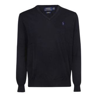 Ralph Lauren V-Ausschnitt Strickware - - Knitwear - Herren - Blau - L