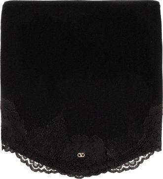 Valentino Garavani Cashmere Scarf - - Accessories - Damen - Schwarzk - ONE SIZE
