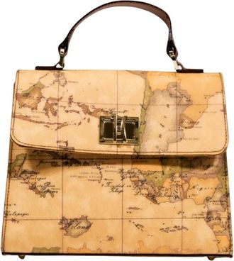 Alviero Martini 1A Classe Sac Geo Classic - Femme - Sacs - Beige - Taille: ONE Size
