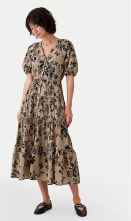 GAP Kleid für den Alltag 517740 Khakifarben Regular Fit