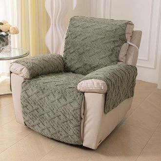 Generic Sesselbezug Sesselschoner Sessel-&Uuml;berw&uuml;rfe F&uuml;r Fernsehsessel Sesselschoner F&uuml;r Relaxsessel Mit Armlehne Sesselauflage 1 Sitzer Schutzbezug Antirutsch 