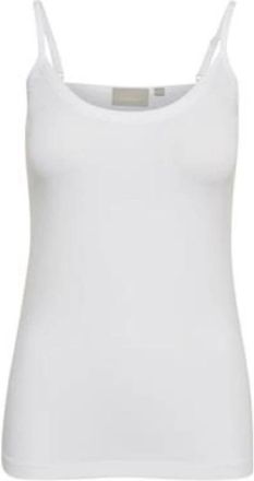 Inwear Femme, Tops, Blanc, Taille: 42 FR Débardeur Blanc Pur avec Coutures Détaillées