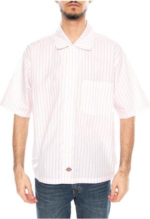 Dickies Homme, Chemises, Blanc, Taille: L Venedocia Stripe Shirt