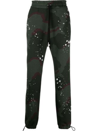 Amiri Jogginghose mit Camouflage-Print - Gr&uuml;n