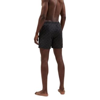 A|X Armani Exchange Logo-Print Polyester Swim Shorts - Black