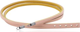 Trollbeads Damen-Armband gelb rose Leder 36 cm 925 Sterling Silber TLEBR-00025