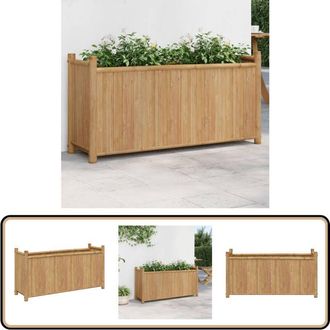 vidaXL Vidaxl - Jardinière 100x30x50 cm bambou - Jardinier - Pot De Fleurs - Bac à Fleurs - Bambous - Déco Extérieur