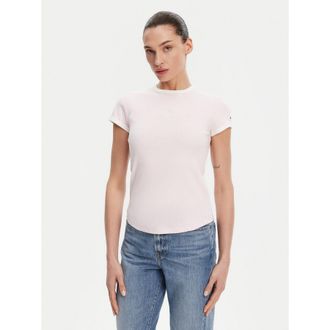 Tommy Hilfiger T-Shirt WW0WW44581 Rosa Slim Fit