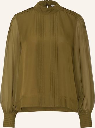 Reiss Reiss Blusenshirt Ottilie Mit Plissees gruen