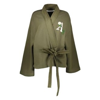 Palm Angels Damen, Blusen & Hemden, Gr&uuml;n, MGr&ouml;&szlig;e