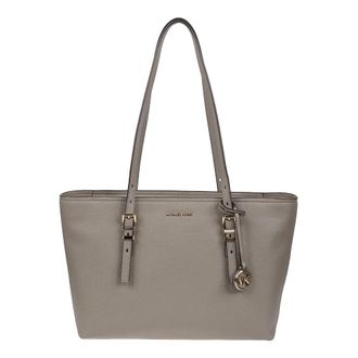 Michael Kors Femme, Sacs, Gris, Taille: ONE Size Quinn Medium Pebbled Leather Tote