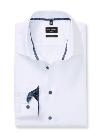 Olymp No. Six, Super Slim Fit, Bügelleichtes Hemd mit Stretch in