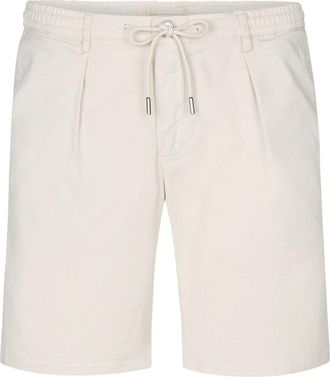 Profuomo Leichte Bermudashorts mit Stretch und Bundfalte in