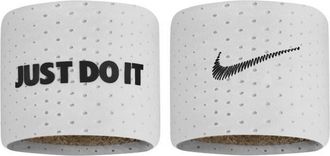 Nike Nike M Wristbands 2 PK Terry Schwei&szlig;b&auml;nder aus Polyester und Elasthan in der Farbe White-Black, N.100.3468.101.OS