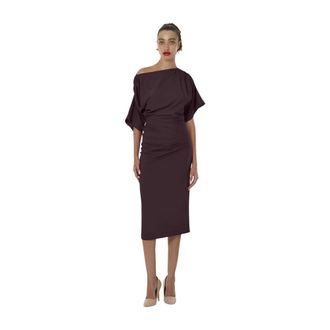 Wolford Flie&szlig;endes Wickelkleid - - Dresses - Damen - Lila - XS