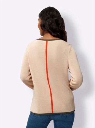 Heine Strickpullover Pullover Langarm Jacquard