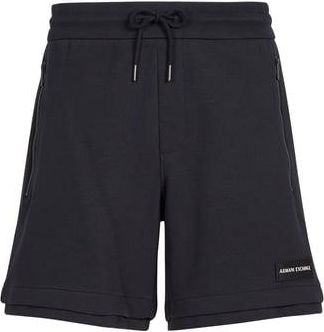 A|X Armani Exchange Bermuda droit en coton m&eacute;lang&eacute;
