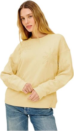 Rails Femme, Sweatshirts et sweats &agrave; capuche, Jaune, Taille: 38 FR Beckley SweaT-shirt