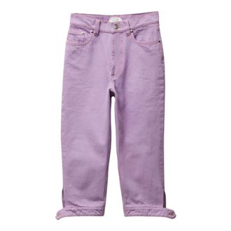 Versace Femme, Jeans, Violet, Taille: W27 Jean Capri