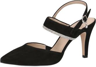 Caprice Femme 9-29601-42 Escarpins, Suede Noire, 38.5 EU