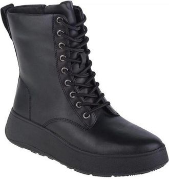 FitFlop Fit Flop - F-Mode Stiefeletten f&uuml;r Damen, Leder (Schwarz)