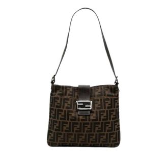 Fendi Pre-owned Canvas Shoulder Bag - - Pre-owned - Damen - Braun - ONE SIZE