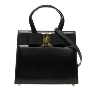 Ferragamo Pre-owned Leather Satchel - - Pre-owned - Damen - Schwarzk - ONE SIZE