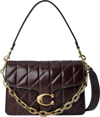 Coach Femme, Sacs, Brun, Taille: ONE Size Chain Tabby Shoulder Bag