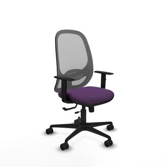 Piqueras y Crespo B&uuml;rostuhl mit verstellbarer R&uuml;ckenlehne, mit 1D-Armlehnen, h&ouml;henverstellbare Lendenwirbelst&uuml;tze, ausgestattet mit Syncro/Translack und Schneideschaum,