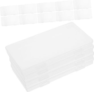 NUOBESTY 20 St&uuml;ck Kleine Aufbewahrungsbeh&auml;lter F&uuml;r Perlen Aufbewahrungsbeh&auml;lter F&uuml;r Perlen Durchsichtige Aufbewahrung Aus Kunststoff Durchsichtige Rechteckige 