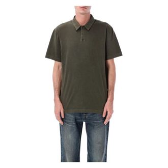 James Perse Revised Standard Polo - - Tops - Herren - Gr&uuml;n - 2XL