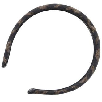 Fendi Accessoire pour cheveux en toile Pre-owned - Femme - Pre-owned - Brun - Taille: ONE Size