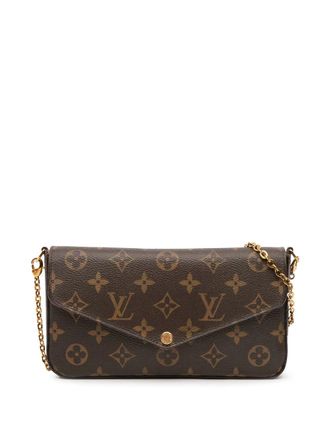 Louis Vuitton 2015 Monogram Pochette Felicie crossbody bag - Marron