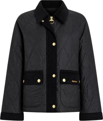 Barbour Kilnwick Quilted Jacket - Femme - Vestes - Noir - Taille: 38 FR