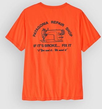 Patagonia Repair Shop T-Shirt orange peel