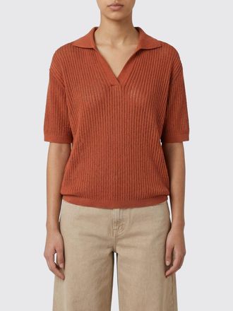 Roberto Collina Polo ROBERTO COLLINA Femme couleur Rouge