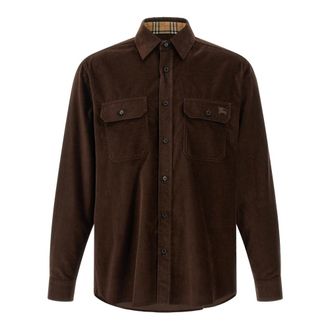 Burberry Cadoc Shirt - Homme - Chemises - Brun - Taille: M