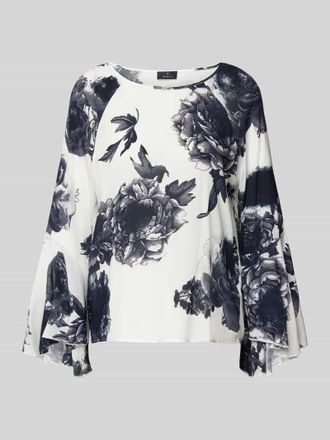 Monari Regular Fit Bluse mit Rundhalsausschnitt