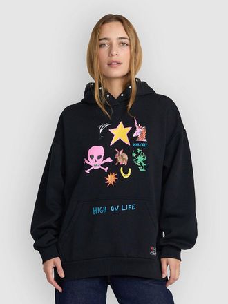 Rvca Dani Miller Oversized Hoodie rvca black