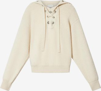 Isabel Marant Pull Ydalia En Laine - Femme - &Eacute;cru - Taille34 - Isabel Marant