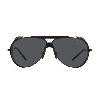 Giorgio Armani unisex, Accessoires, Noir, Taille: 69 MM Lunettes de Soleil Sportives Futuristes Ar6139Q