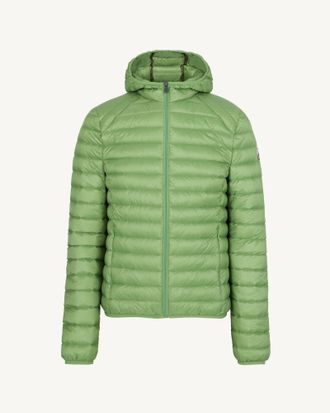 Jott Doudoune l&eacute;g&egrave;re &agrave; capuche Vert foug&egrave;re Nico - Taille 4XL