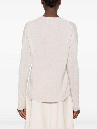 Allude Knit Sweater - Beige