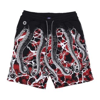 Octopus Marmor Sweatshort Schwarz - - Shorts - Herren - Mehrfarbig - XL