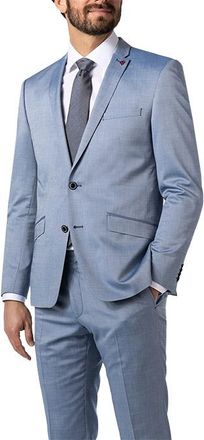 Roy Robson Herren Sakko blau Schurwolle