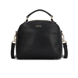 Kazar Vielseitige schwarze Ledertasche - - Bags - Damen - Schwarzk - ONE SIZE