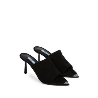 Prada Mules en daim