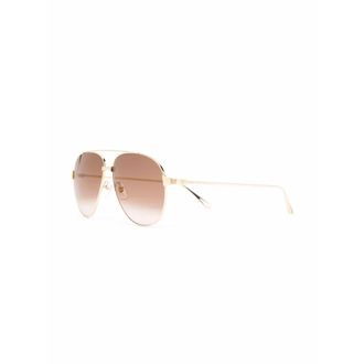 Cartier Santos Aviator Sonnenbrille - - Accessories - Damen - Gelb - 59 MM