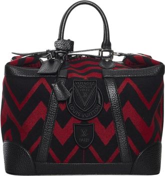 Louis Vuitton Pre-owned Voyagez Voguez Volez Chevron Handbag - Femme - Pre-owned - Rouge - Taille: ONE Size